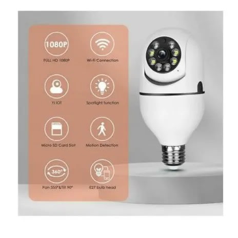Ptz 360° Bulb Camera | Konga Online Shopping