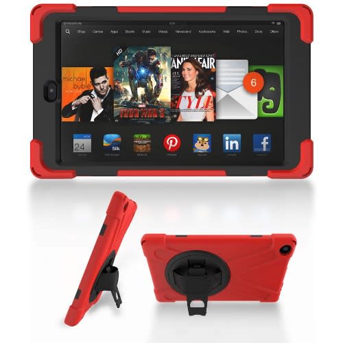 Amazon Fire Hd 10" -32GB ROM - 2GB RAM Educational Kids Tablet + Red ...