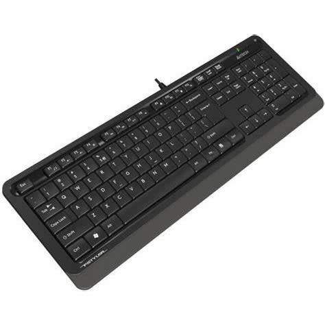 A4tech Fk10 Grey Fstyler Sleek Multimedia Keyboard - Black | Konga Online Shopping