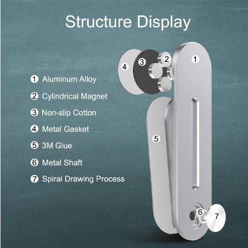 Magnetic Side Mount Clip-on Monitor Laptop Phone Holder | Konga Online ...