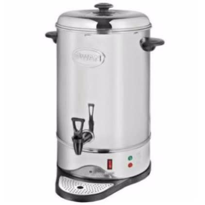 Swan Commercial Stainless Steel Catering Urn And Water Boiler - 20L ...