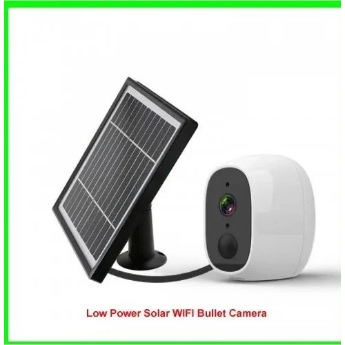 Low Power Solar Wifi Bullet Camera For Indoor Use | Konga Online Shopping