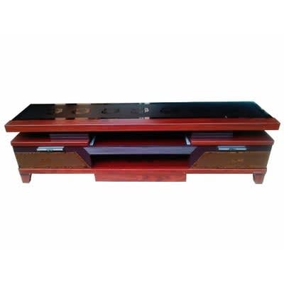 Glazed LED TV Stand with 2 Drawers & 1 Shelf | Konga Online Shopping