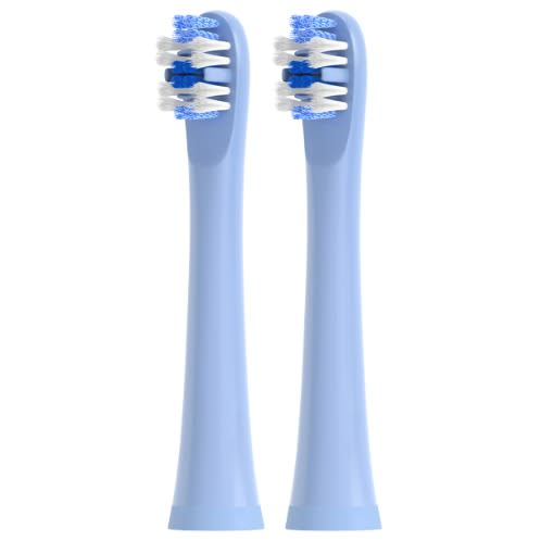 Colgate Hum Replacement Toothbrush Heads For Smart Toothbrush -Blue- 2 ...