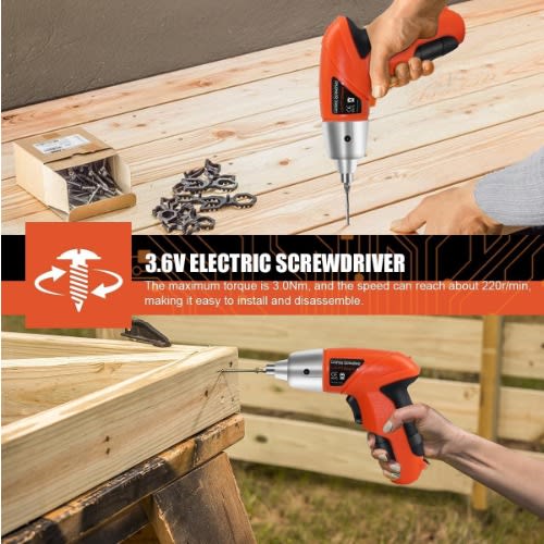 Electric Cordless High Speed Screwdriver Kit | Konga Online Shopping