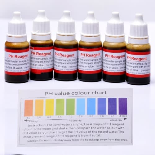 PH Reagent Liquid Test Kit - 30ml - 6 Pieces | Konga Online Shopping