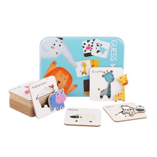 Animals Matching Flashcard Puzzle | Konga Online Shopping