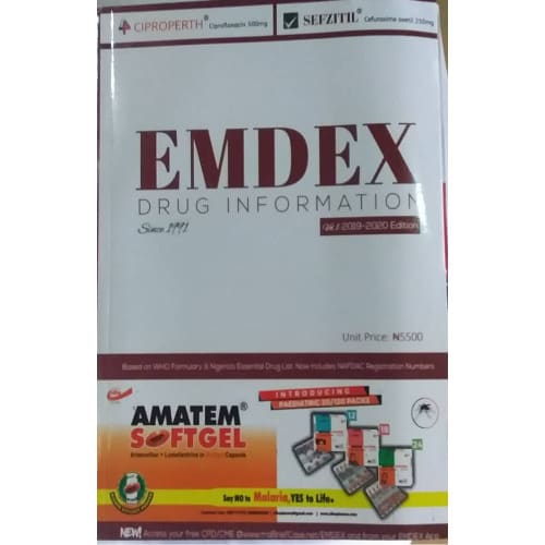Emdex Drug Formulary 2019/2020 Edition | Konga Online Shopping