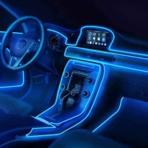 Car Interior Usb Led Wire Strips Light - 5m - Blue | Konga Online Shopping