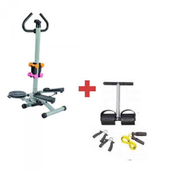 American Fitness Higher Standard Standing Stepper With Twister And ...
