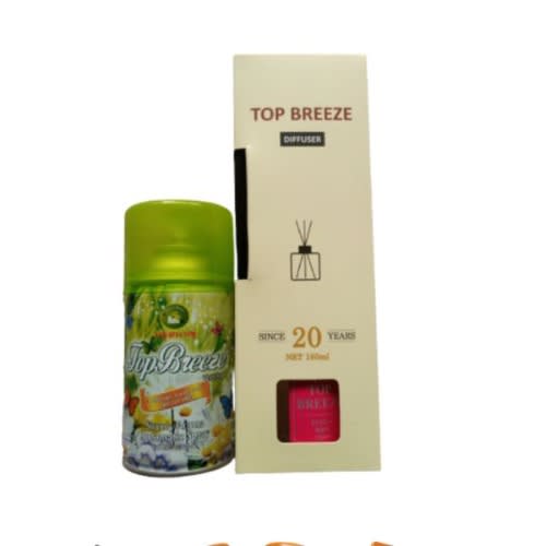 Top Breeze Freshmatic Diffusser - 140ml And Refill Air Freshner 300ml ...
