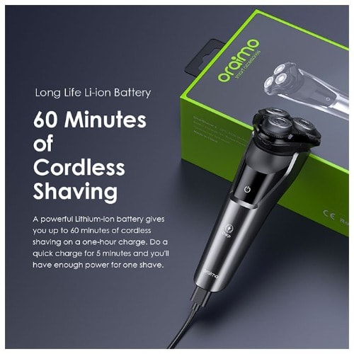 Oraimo Smart Ultra 2 Dual Rotary Electric Shaver- Black | Konga Online ...