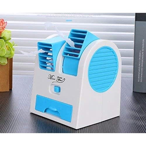Mini Usb Fan Air Cooler - Blue | Konga Online Shopping