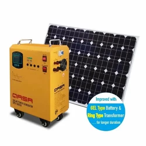 QASA Solar Power Generator Qpg-500 & 100w Solar Panel Qsp-100w18 ...