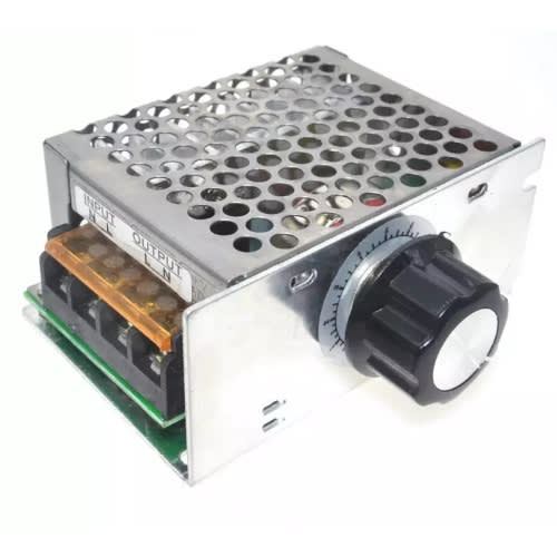 AC 220V 4000W SCR Voltage Regulator Dimmer/Motor Speed Controller ...
