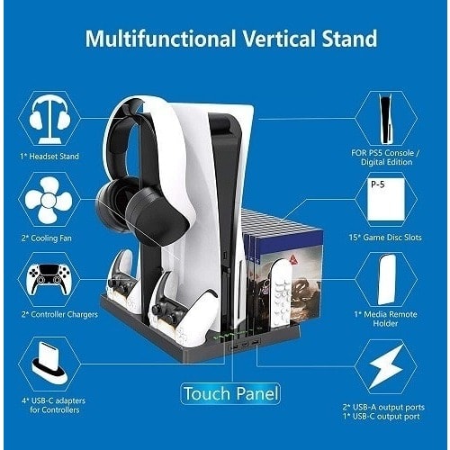 Ps5 Multifunctional Cooling Stand | Konga Online Shopping