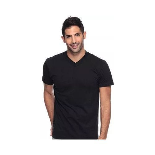 BYC Men V-neck T-shirt Black | Konga Online Shopping