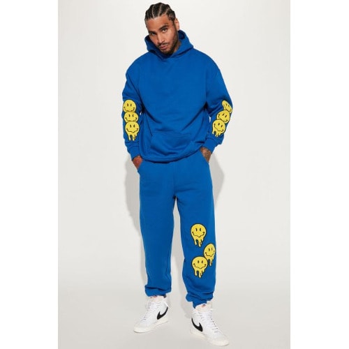 JAOP Jay Smiling Hoodie And Jogger -blue | Konga Online Shopping