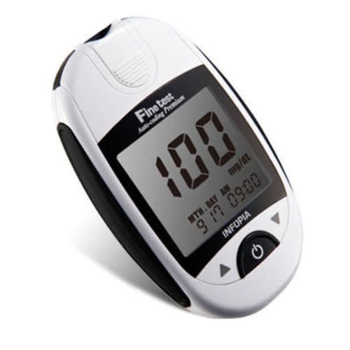 Fine test Blood Glucose Monitor With 25 Free Strips - Sugar Level Check ...