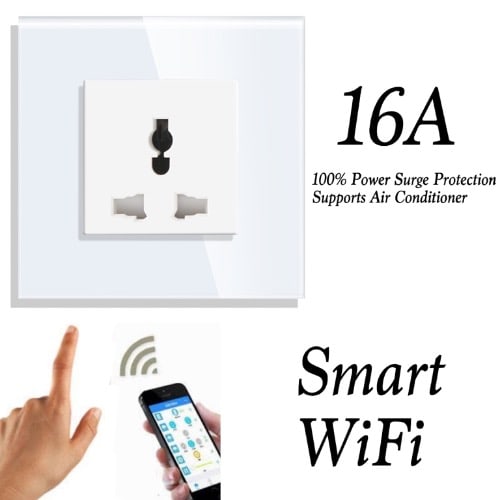 Wifi Smart Wall Socket 16a - White | Konga Online Shopping