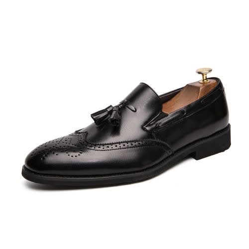 Brogues Black Leather Shoe | Konga Online Shopping