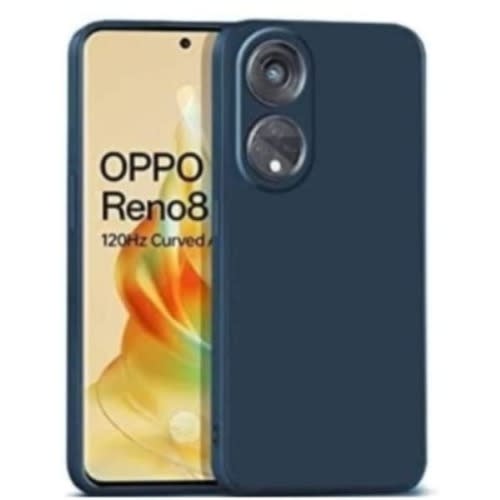 Silicone Back Case For Oppo Reno 8t 4g - Blue | Konga Online Shopping