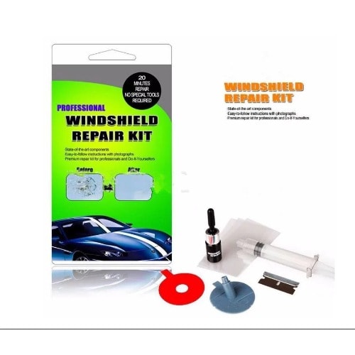 Windscreen Windshield Repair Kit Tool - Glass Corrector Crack Repairing ...