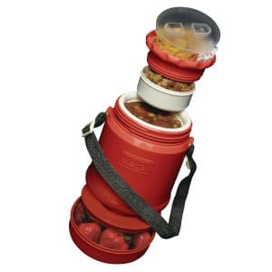 Mega Genie Insulated Food Flask - Hot /Cold Wide Mouth Storage ...