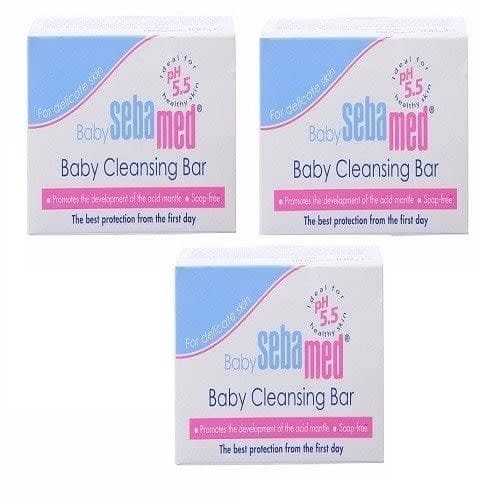Sebamed Baby Cleansing Bar 100g - Pack Of 3 | Konga Online Shopping
