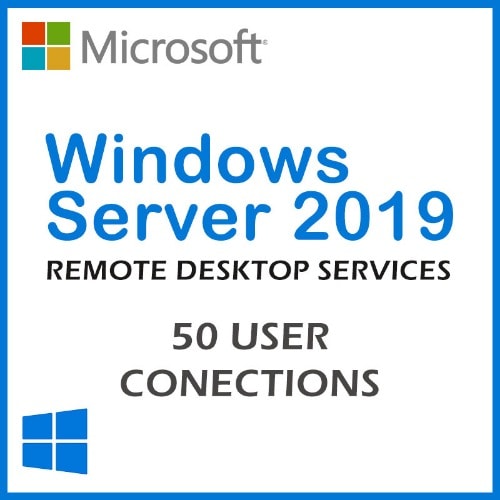 Microsoft Windows Server 2019 Remote Desktop Services 50 User ...