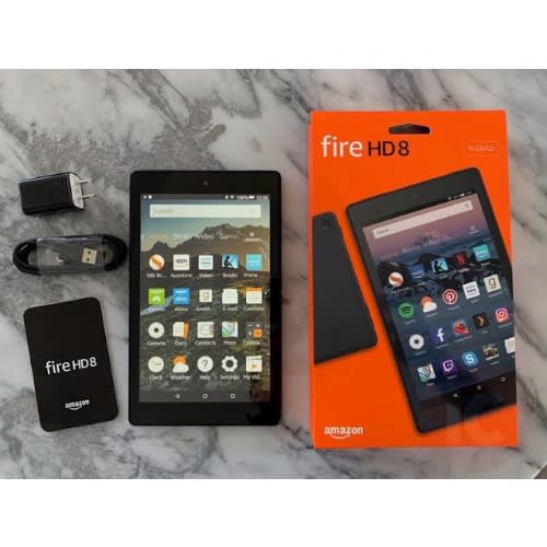 Amazon Fire Hd 8 Tablet With Alexa - 16GB ROM - 2GB RAM + Black Rotate ...