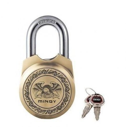 Mindy Lock With 4 Keys - Indoor And Outdoor Zinc Alloy Big Padlock ...