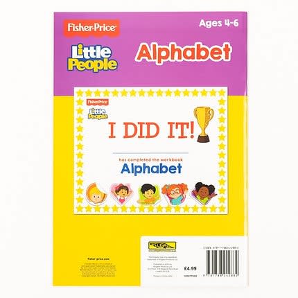 Alligator Books Fisher Price Little People Alphabet Activity Book ...