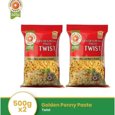 Golden Penny Pasta- Twist 500g X 2 | Konga Online Shopping