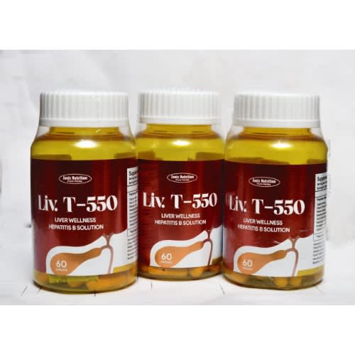 Liv. T -550 (hepatitis B) 500mg Three Months Treatment Package | Konga ...