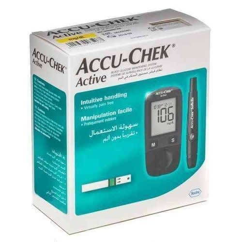 Accu-chek Digital Glucometer Blood Glucose Sugar Level Monitor Test ...