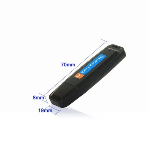 Mini Usb Flash Drive + Digital Audio Sk Voice Recorder With Tf Card ...