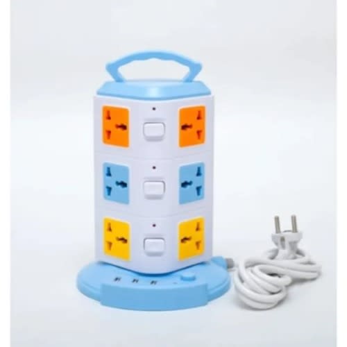 A&S 12 Way Multi Functional Vertical Extention Socket With 3 Usb Port ...