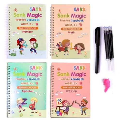 Magic Copy Book - 4 In 1 - 2 Sets | Konga Online Shopping