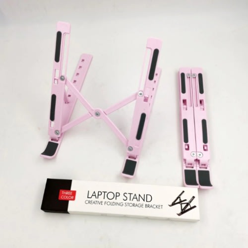 Creative Folding Storage Bracket Adjustable Laptop And Tablet Stand ...