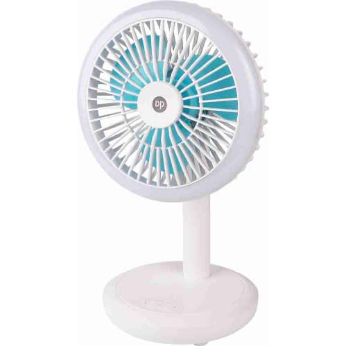 Dp Rechargeable Table Fan With LED Light - 4000mAh | Konga Online Shopping