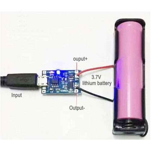 Tp4056 18650 Li-ion Lithium Battery Charge Module With Protection ...