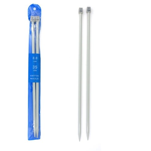 A Pair Of Ergonomic Aluminum Hand Knitting Pins -5.5mm | Konga Online ...