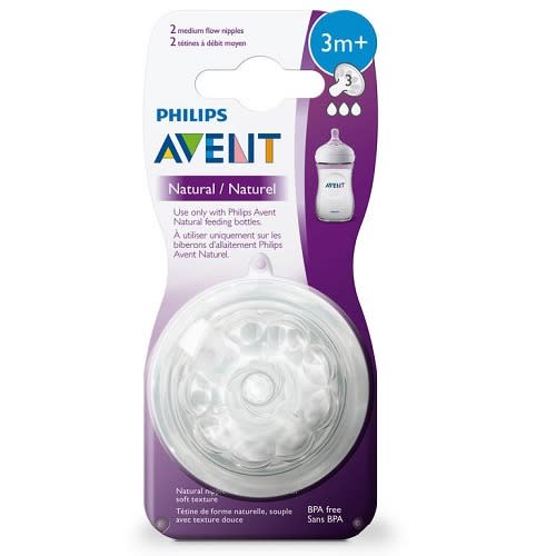 Philips AVENT Medium Flow 2 Piece Natural Teats - 3m+ | Konga Online ...