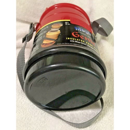Mega Genie Insulated Food Flask - Hot /Cold Wide Mouth Storage ...