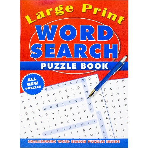 Alligator Books Large Print Word Search Puzzle Book Red | Konga Online ...
