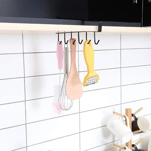 Multi Purpose Kitchen Cabinet Hanger - Black | Konga Online Shopping