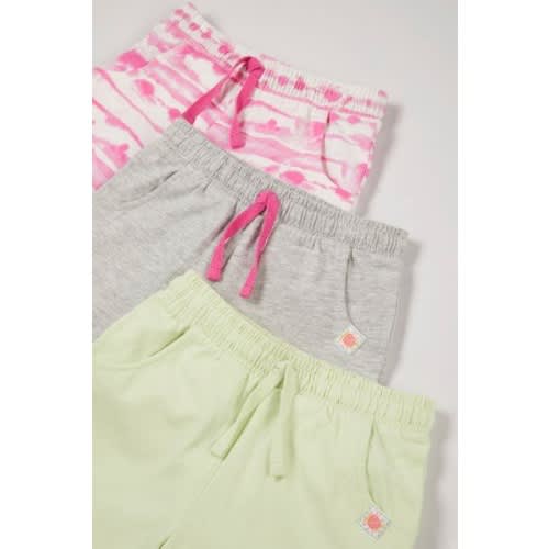 Morrisons Girls Plain & Patterned Shorts -3 Pieces | Konga Online Shopping