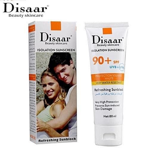 Disaar Refreshing + Isolation + Sunscreen Sunblock Cream - 80ml | Konga ...