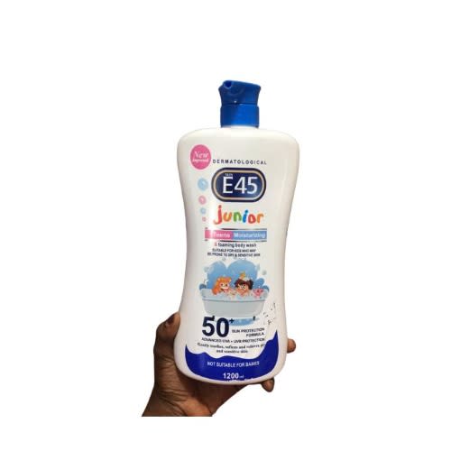 E45 Junior Teen Moisturizing Spf 50 Body Lotion 400ml & Bath 1200ml ...